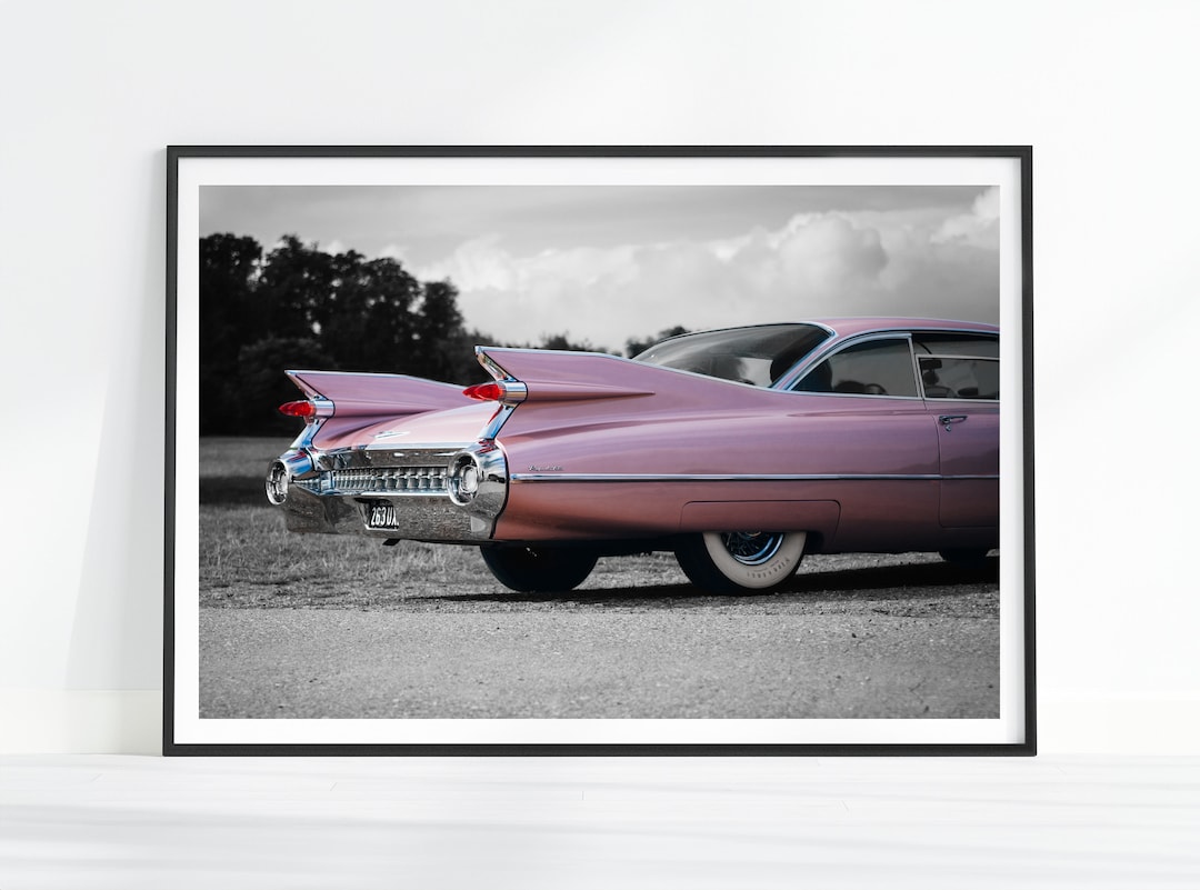 Vintage Car Print, Cadillac Wall Art, Classic Car Poster, Cadillac ...