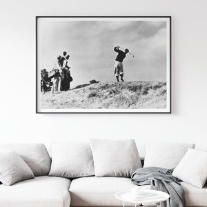 Vintage Golf Print, Bobby Jones Print, Golf Wall Art, Golf Poster, Man ...