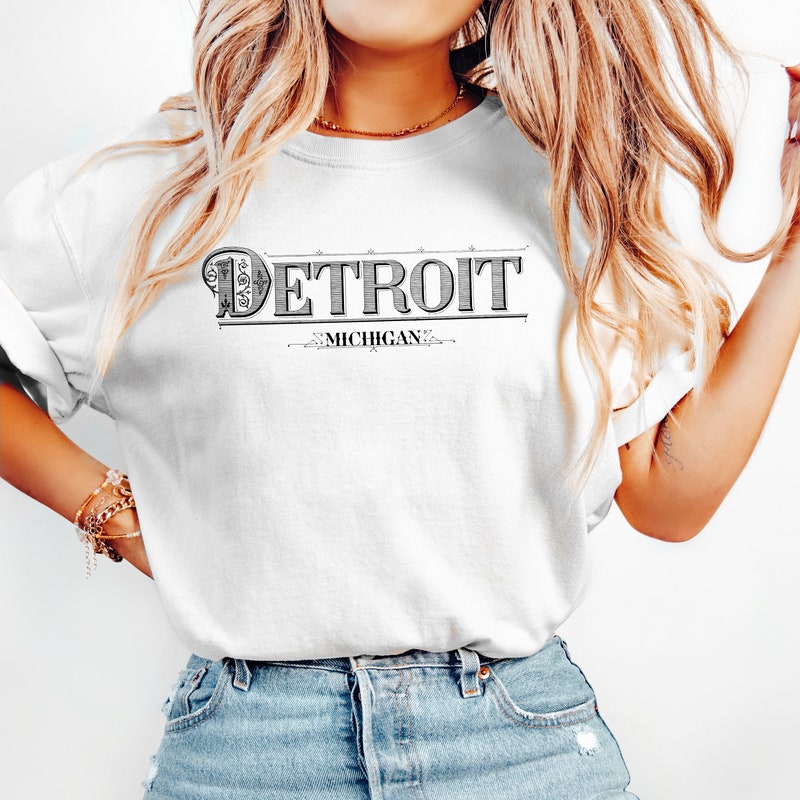 Detroit T Shirt - Etsy