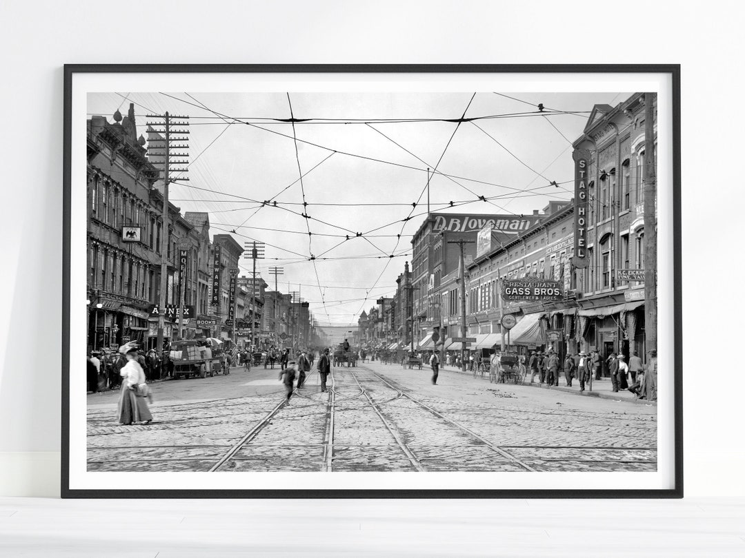 Vintage Chattanooga Print, Chattanooga Print, Tennessee Decor ...