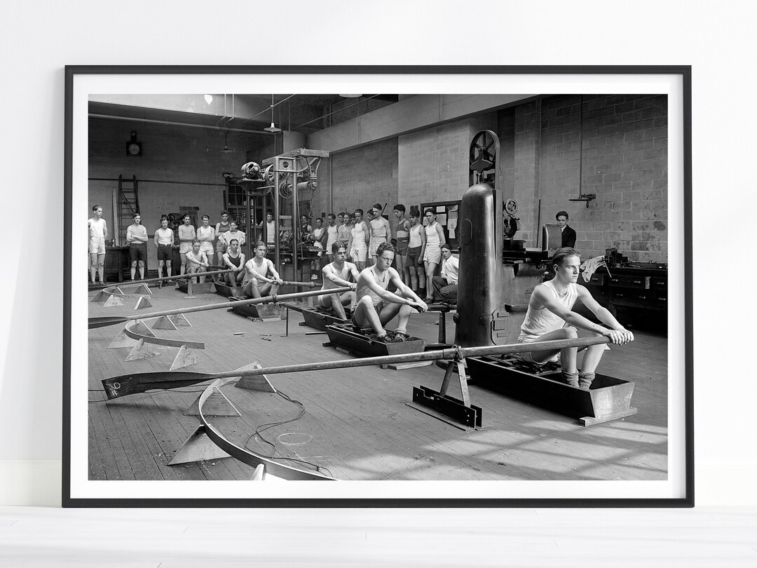 Vintage Rowing Print, Black and White Print, Vintage Rowing Photography ...