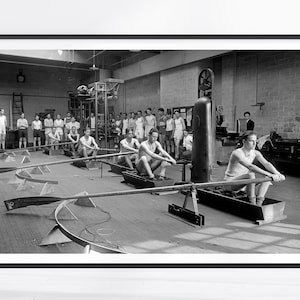 Vintage Rowing Print, Black and White Print, Vintage Rowing Photography ...