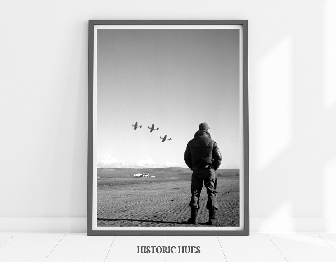 Vintage Plane Print, WW2 Print, Airplane Wall Art, World War Plane ...