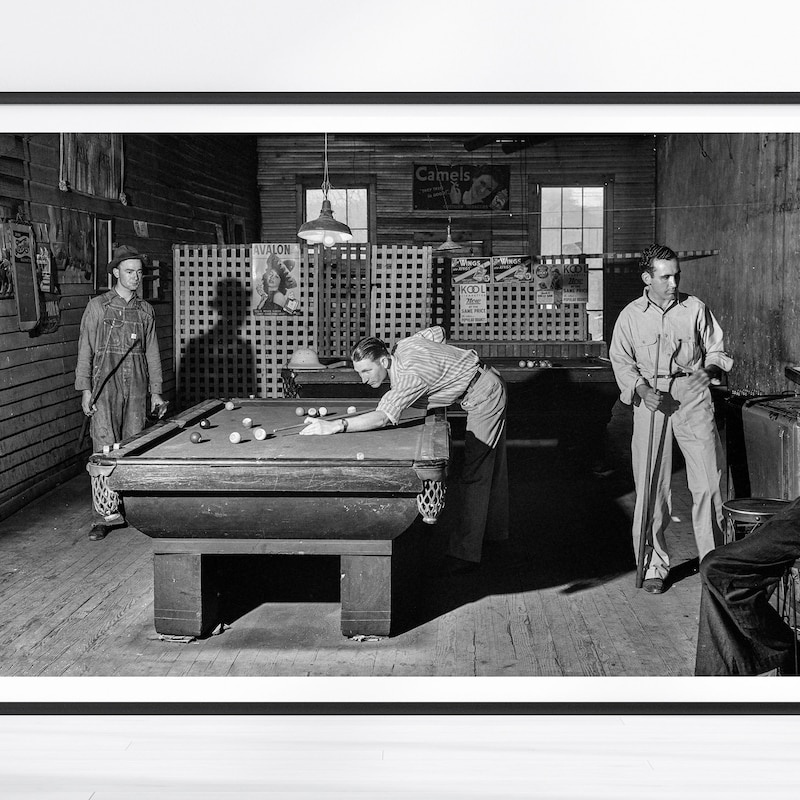 Black and White Billiard - Etsy