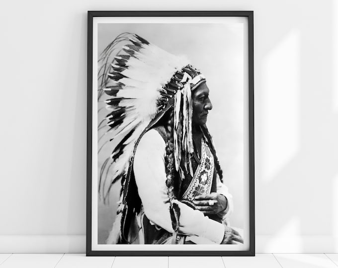 Indian Wall Art Old West Print American Frontier decoys by Frank ...