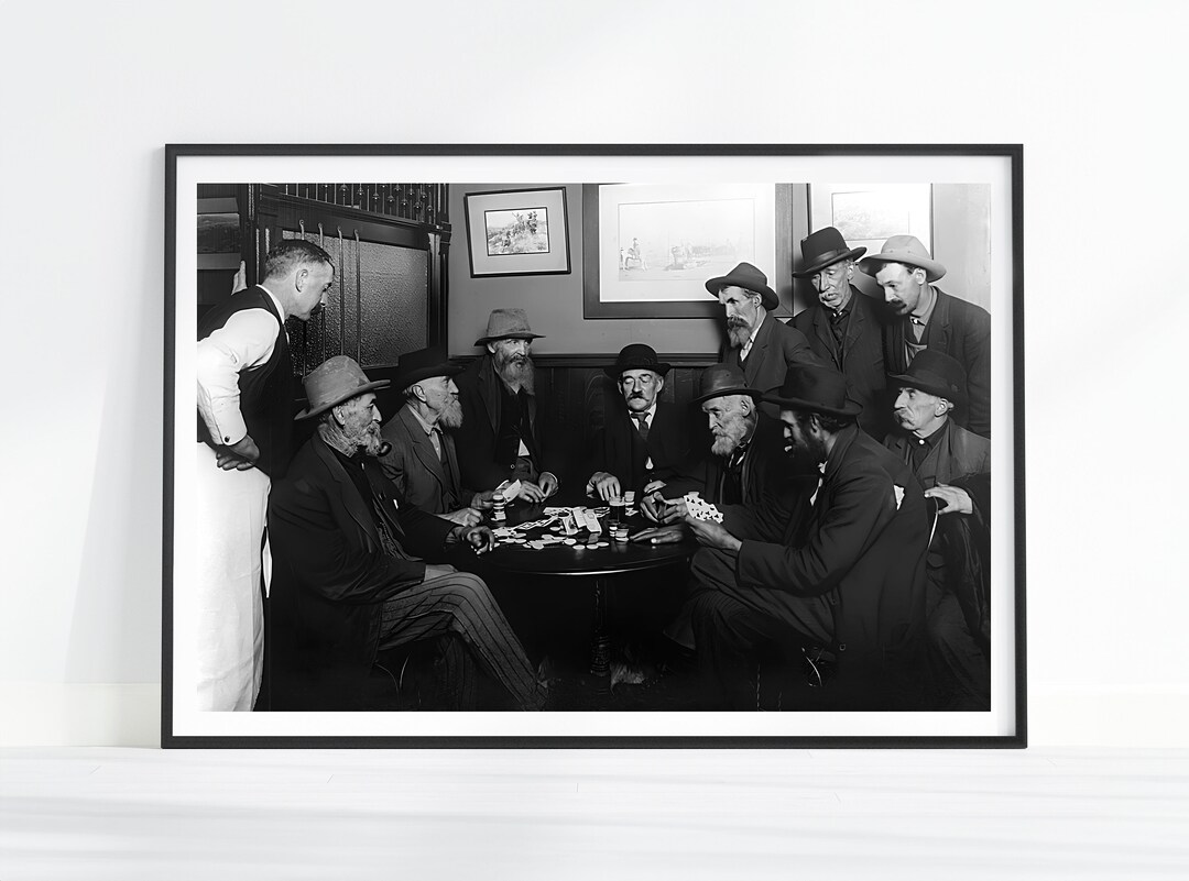 Vintage Poker Print, Poker Wall Art, Poker Poster, Poker Gift, Poker ...