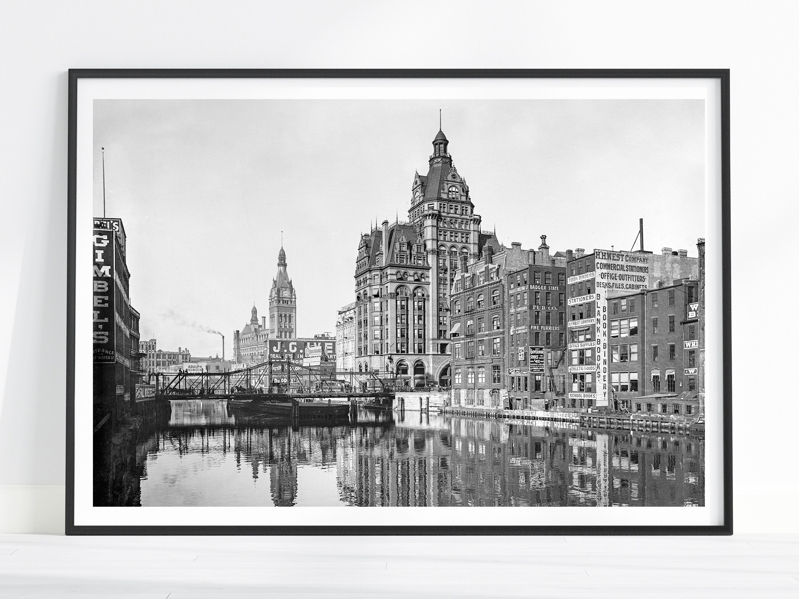 Vintage Milwaukee Print, Milwaukee Print, Milwaukee Prints, Milwaukee ...