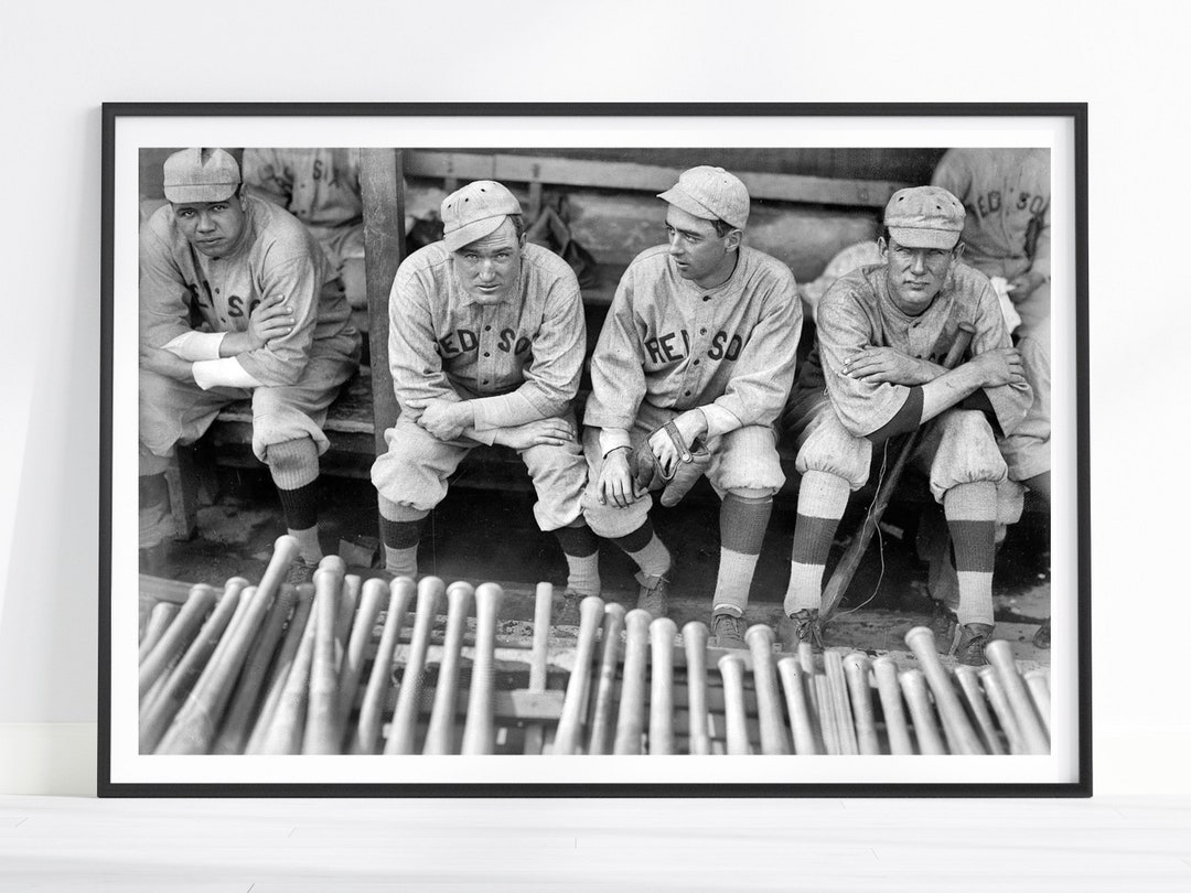 Vintage Baseball Print, 1916 Babe Ruth Print, Baseball Wall Art, Babe ...