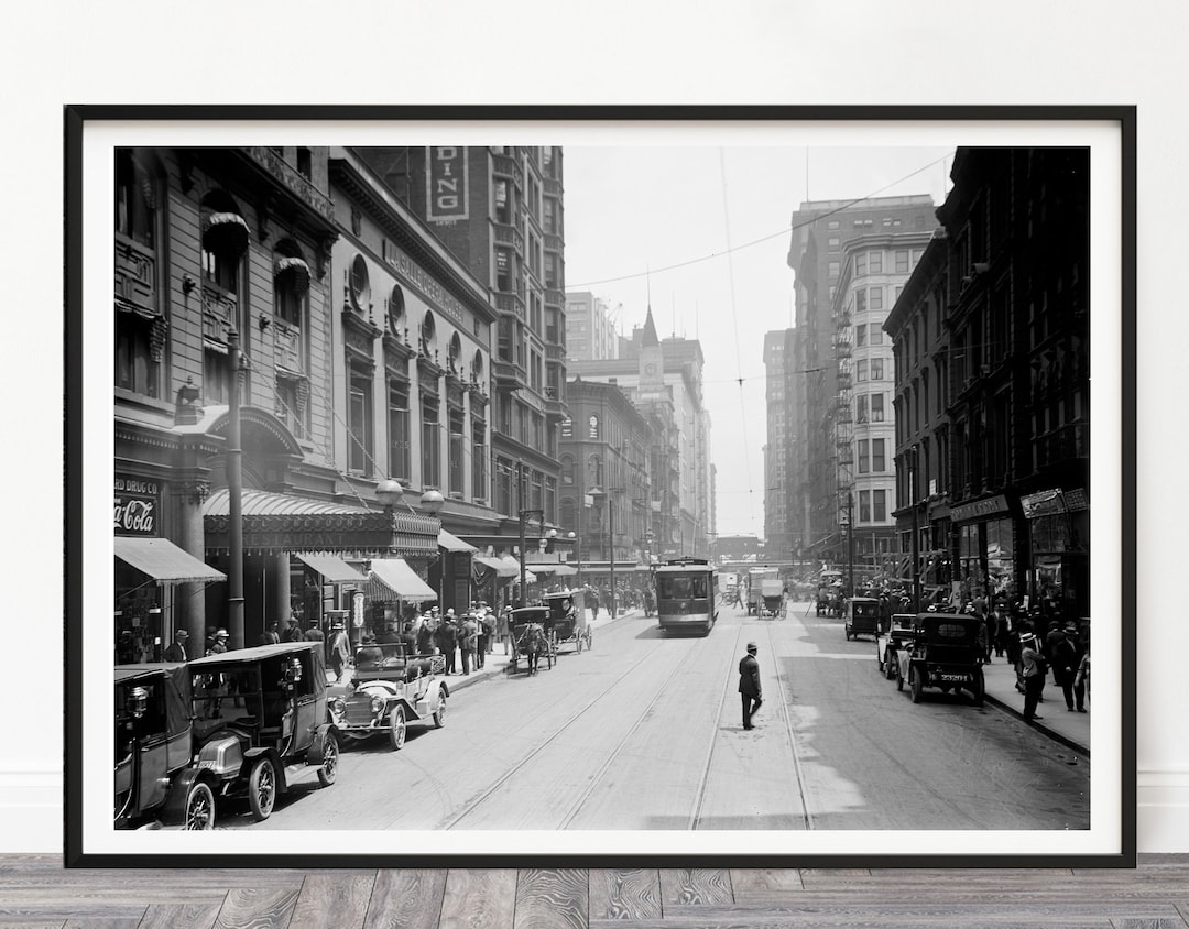 Vintage Chicago Print, 1905, Chicago Print, Chicago Wall Art, Chicago ...