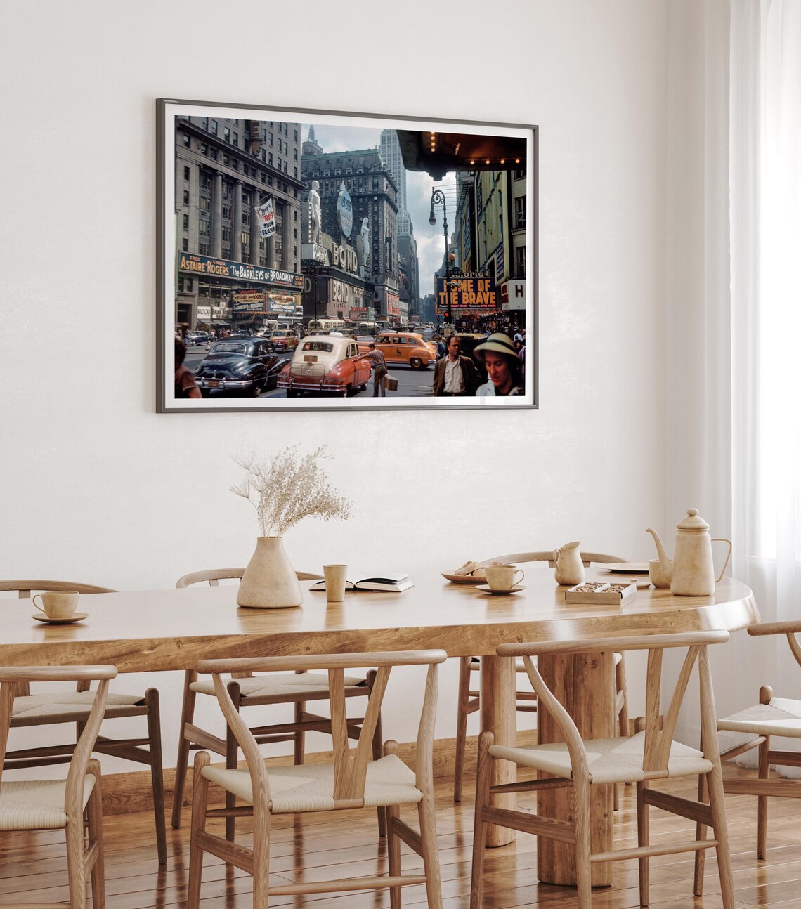 Vintage Times Square Print, New York City Print, New York City Wall Art ...