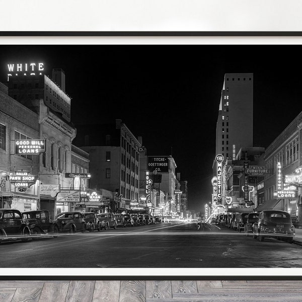 Dallas Skyline - Etsy