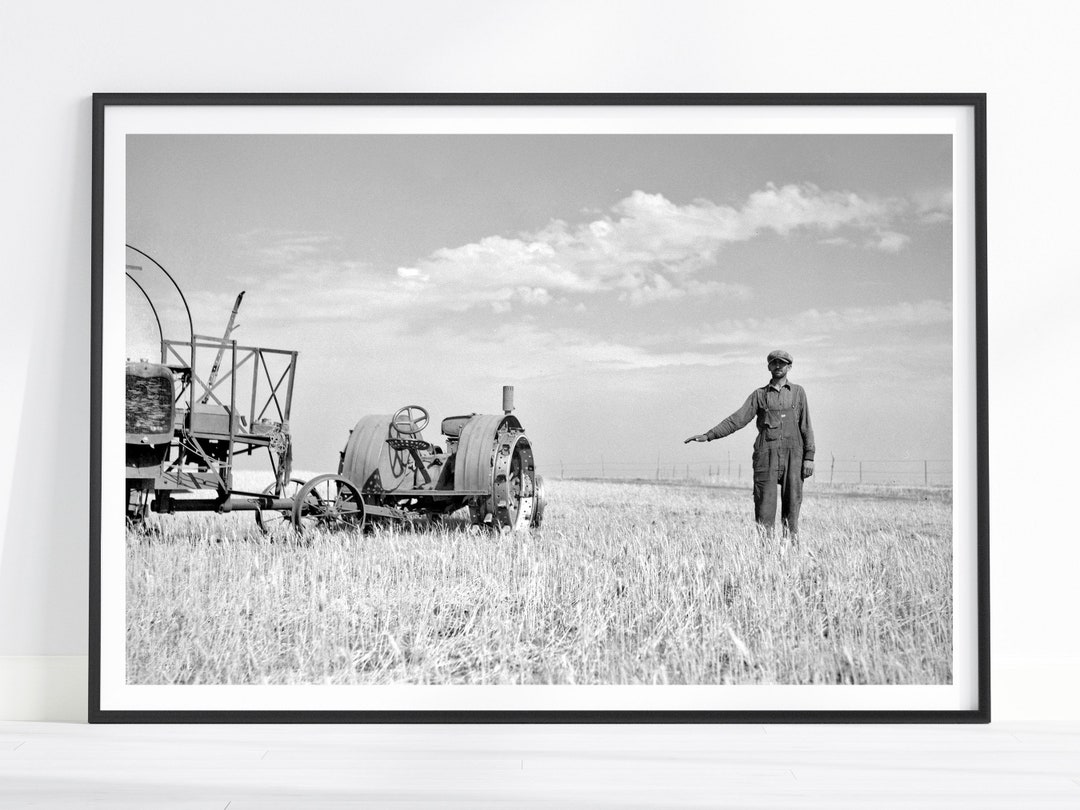 Vintage Farm Print, Farmhouse Print, Vintage Farmhouse Decor, Farming ...