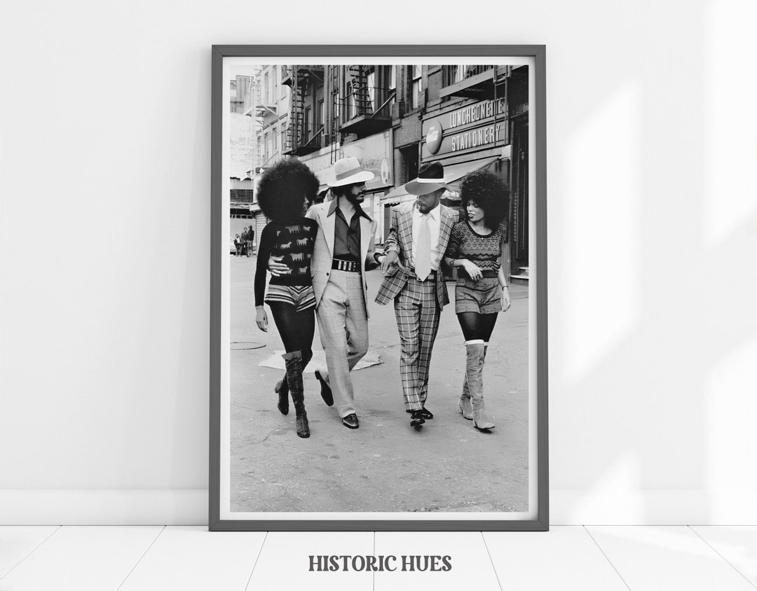 Vintage Harlem Print, Harlem New York City Print, Black and White Wall ...