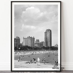 Vintage Chicago Prints, Chicago Wall Art, Chicago Black and White ...