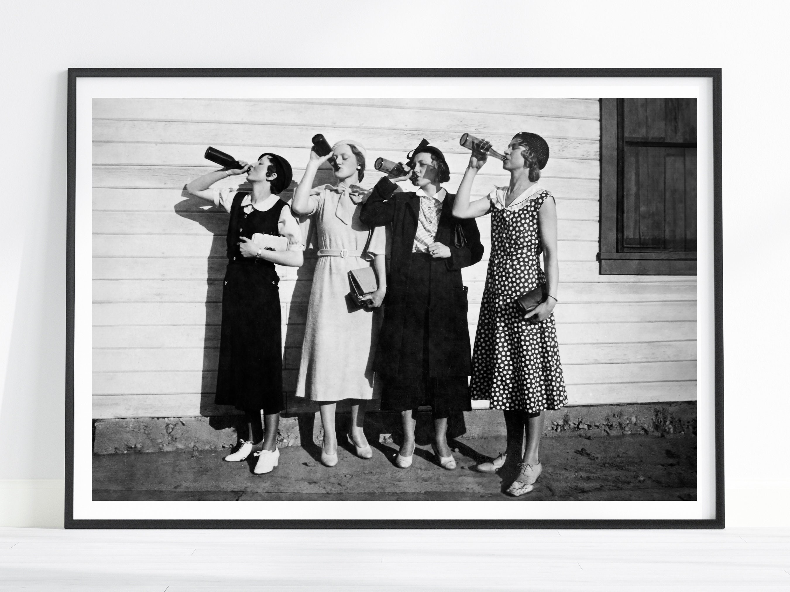 Vintage Prohibition Print, Flapper Girl, Vintage Wall Art, Prohibition ...