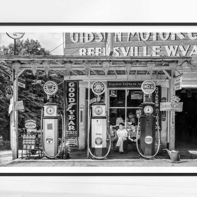 Antique Gas Station Decor - Etsy