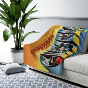 Cleveland Blanket, Cleveland Map Blanket, Cleveland Decor, Airbnb Decor ...