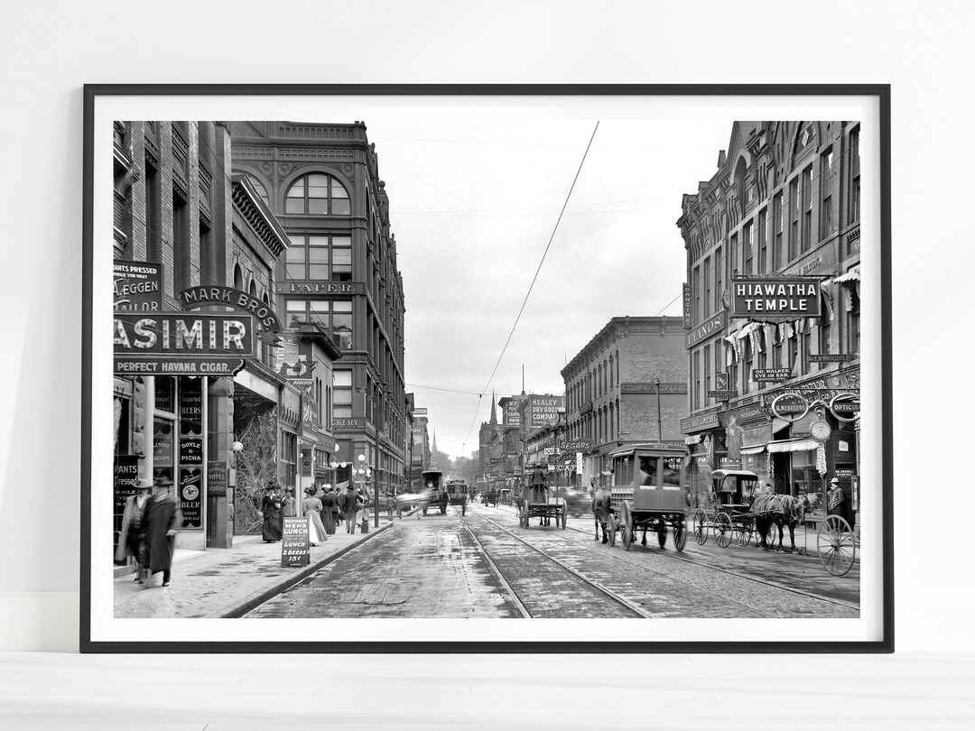 Vintage St. Paul Print, Minnesota Print, Saint Paul Prints, St. Paul ...