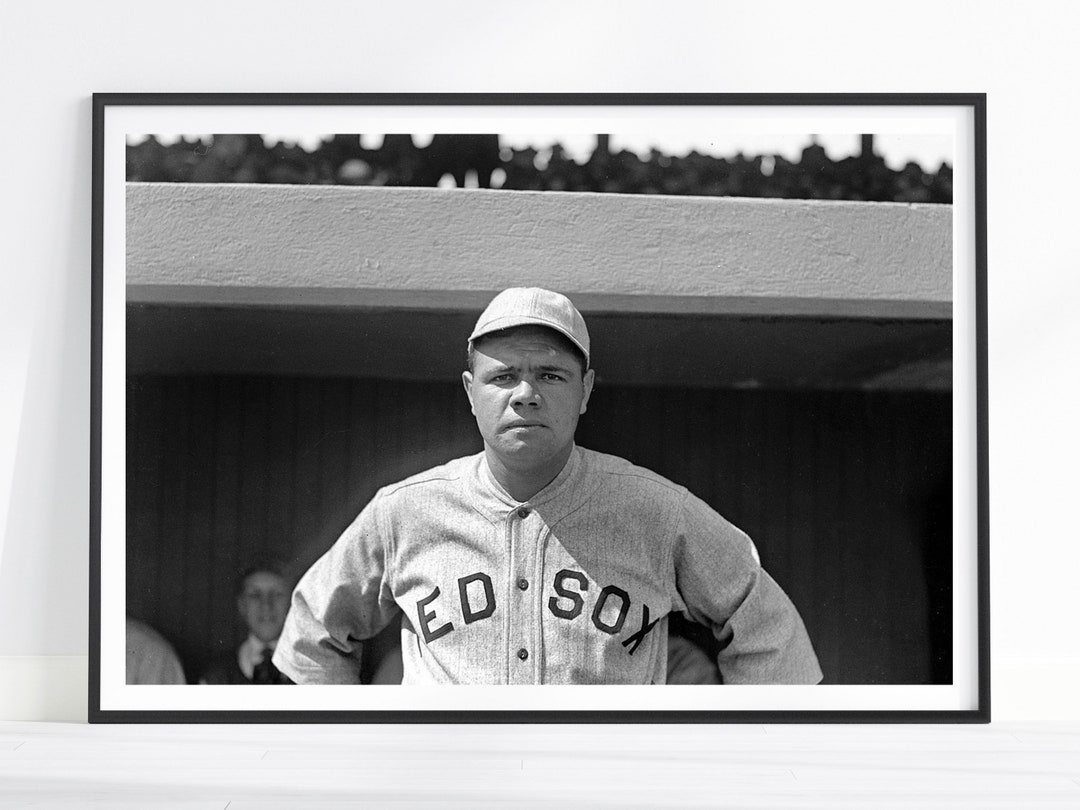 Vintage Baseball Print, 1919 Babe Ruth Print, Baseball Wall Art, Babe ...
