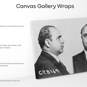 Vintage Prohibition Print, Al Capone Mugshot 1931, Al Capone Art ...