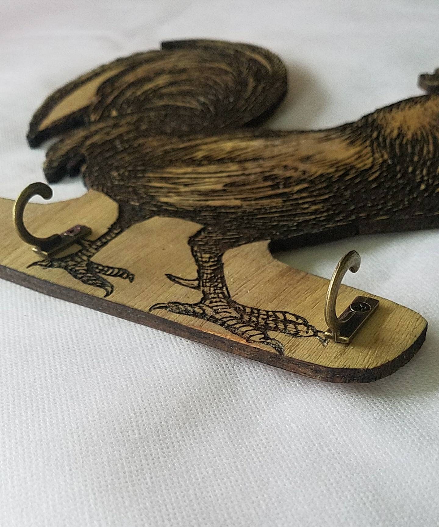 Farm Land Animal, Wood Rooster Key Rack, Lasered Rooster, Laser ...