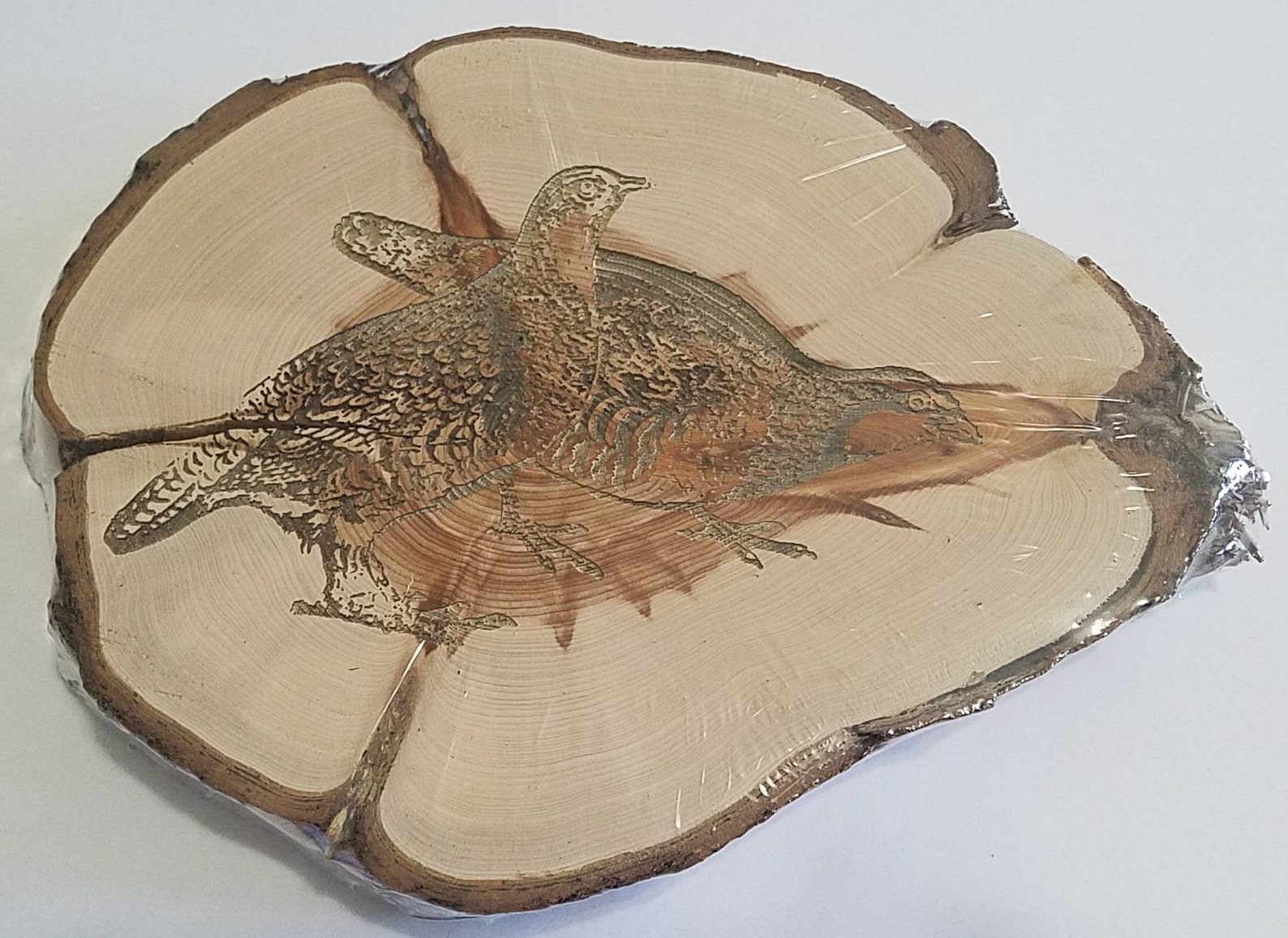 Wildlife Wood Quail Plaque, Woodland Animals, Lazer Engraved, Natural ...
