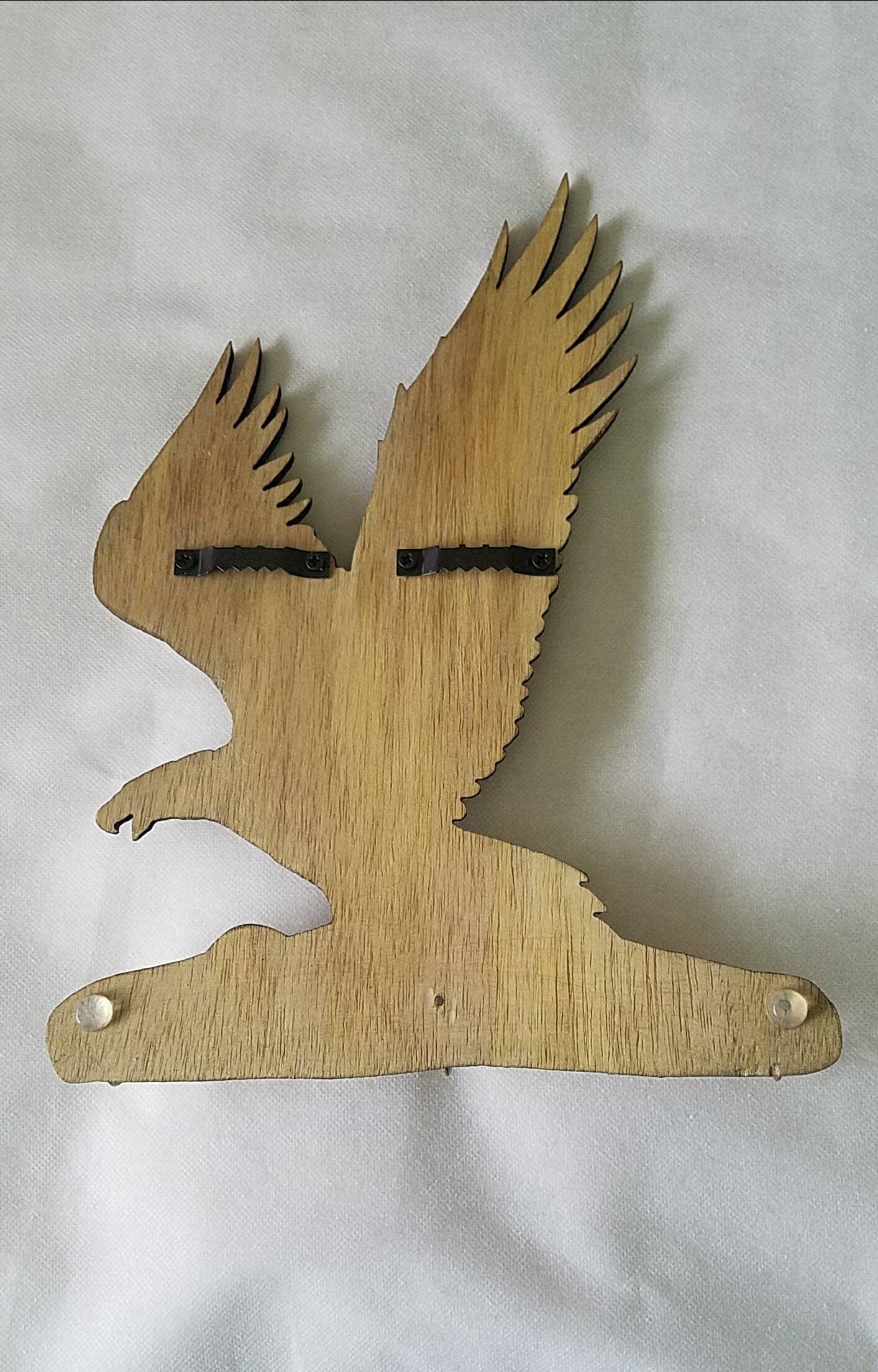 Wood Eagle Key Rack Woodland Animals Wood Eagle Jewelry Hat - Etsy