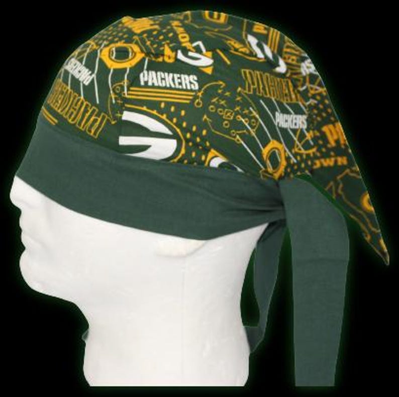 Green Bay Packers Doo Rag - Etsy