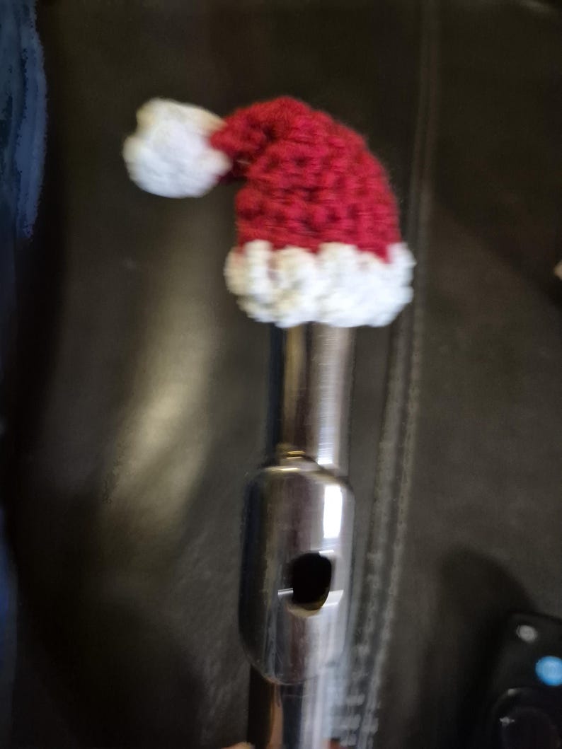 Flutehats Santa, Christmas Hat for the Flute - Etsy
