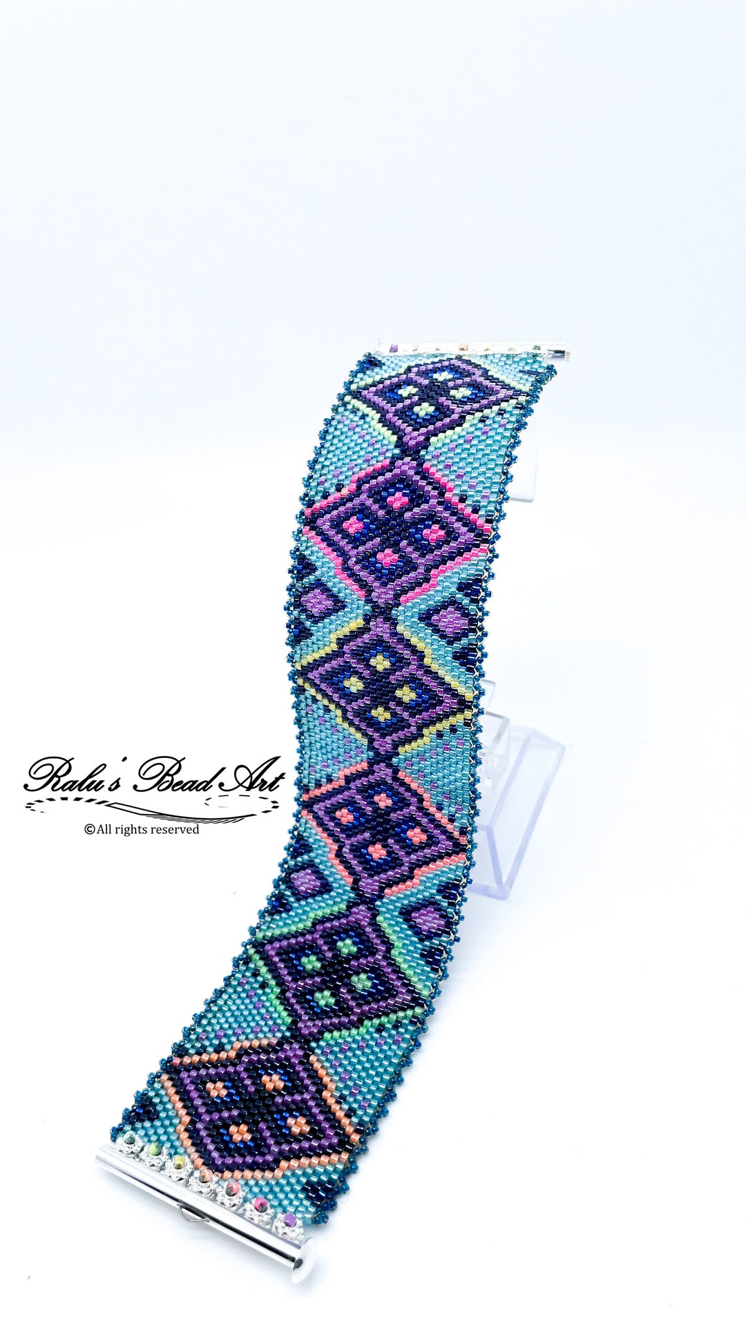 TULUM, Odd Count Peyote Stitch Pattern, DIY Native Southwestern ...