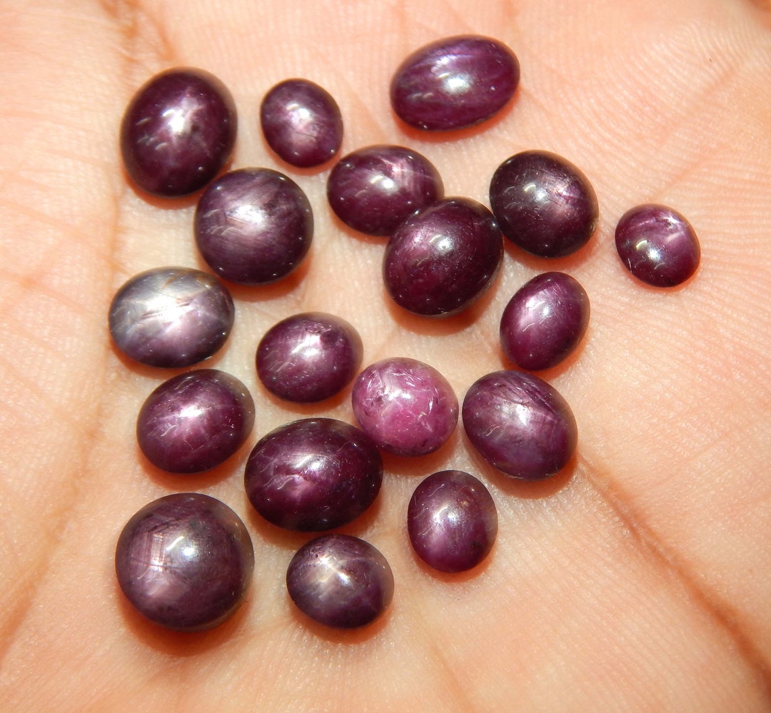 Jewelry Making Ruby 39.50 Carat Natural Star Ruby Gemstone - Etsy
