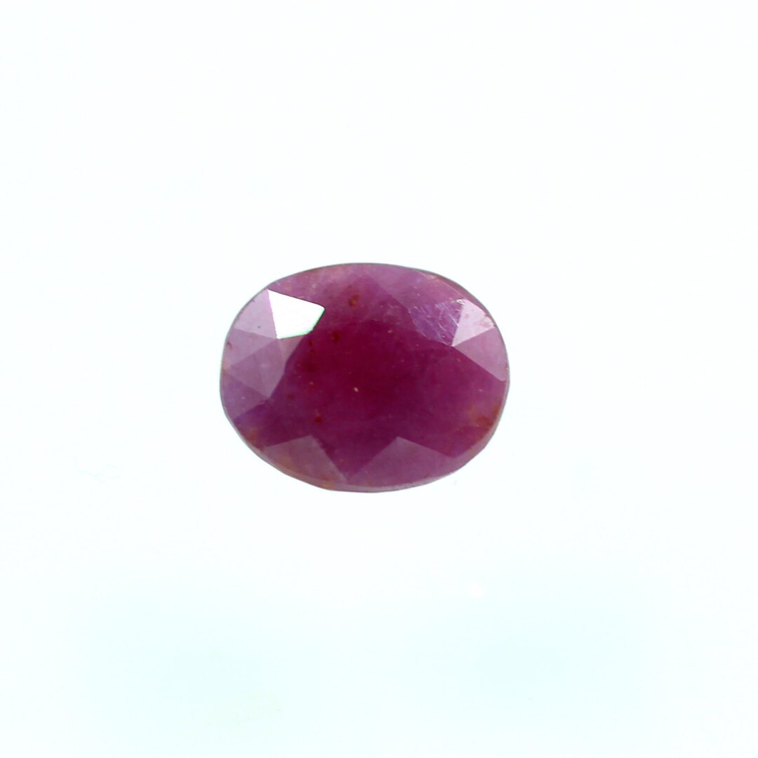 Natural Red Ruby July Birthstone 12x15mm Gemstone, 14.25 Cts Faceted ...