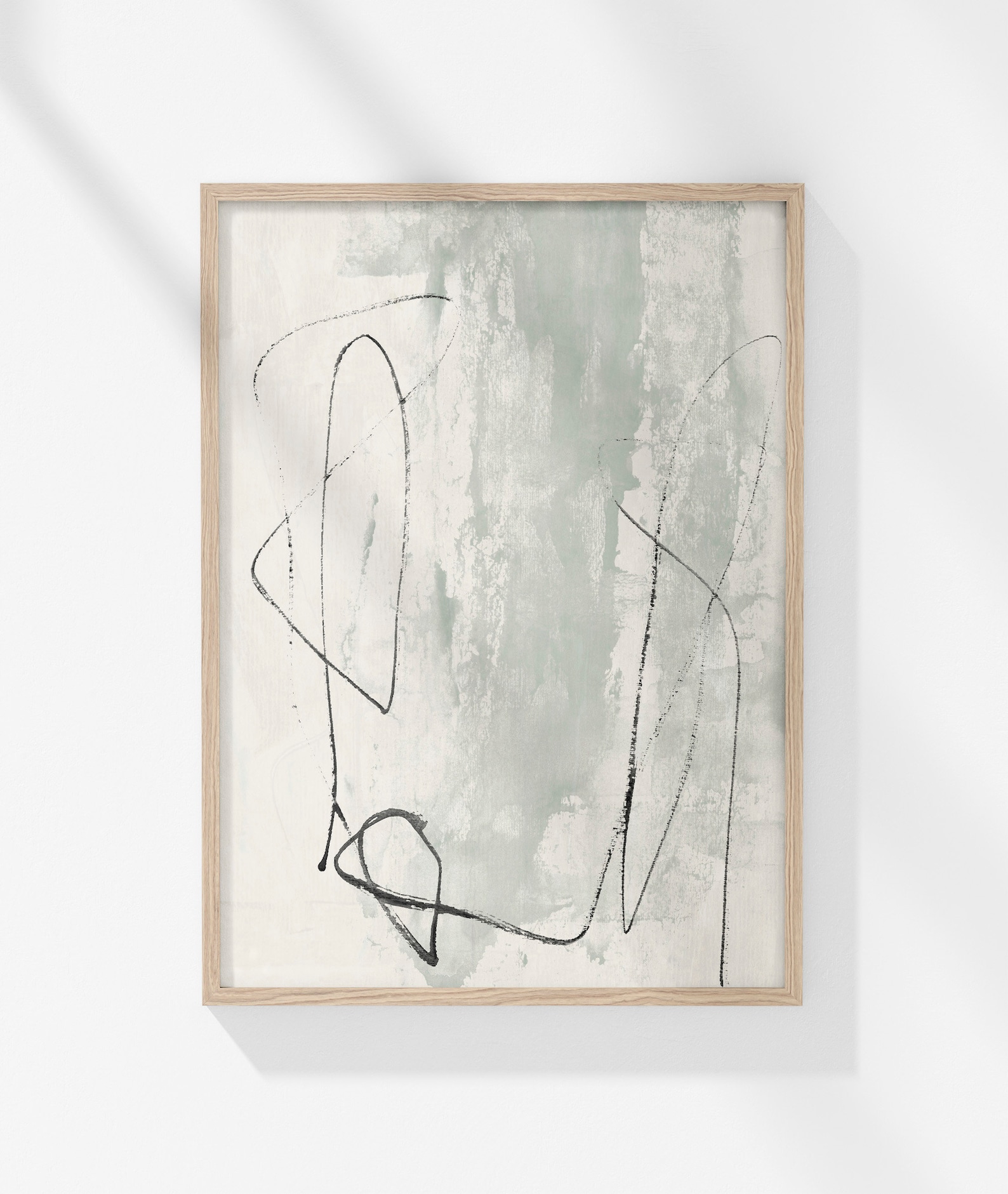 Neutral Abstract Art Set of 3 Prints - Modern Minimalist Paintings ...