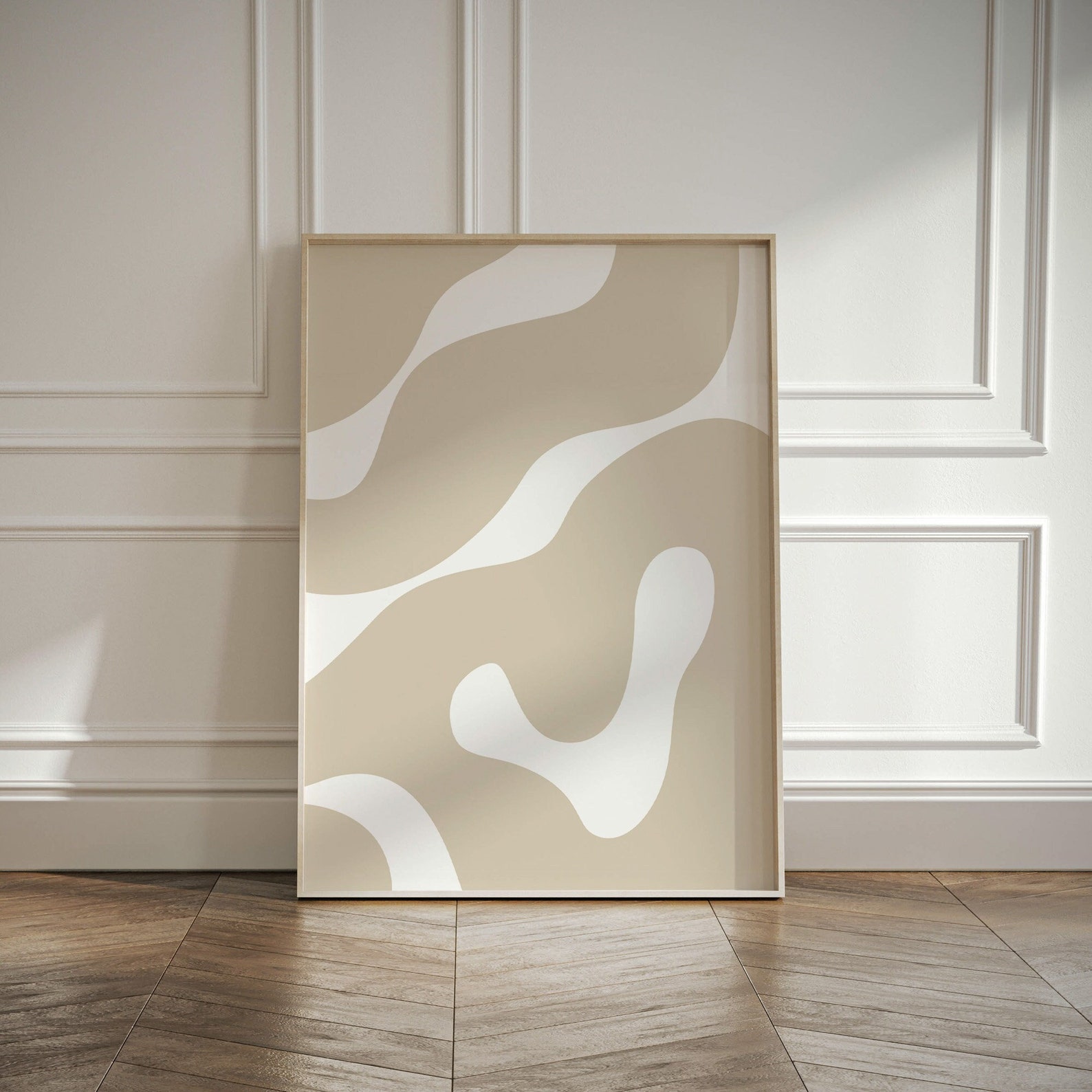 Neutral Minimalistic Abstract Print - Modern Aesthetic Printable Art ...
