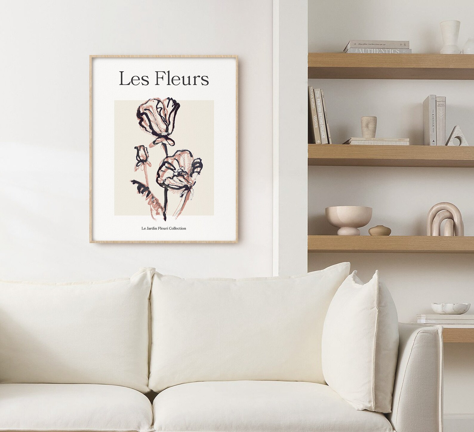 Les Fleurs Exhibition Poster - Poppy Flower Printable Art - French ...