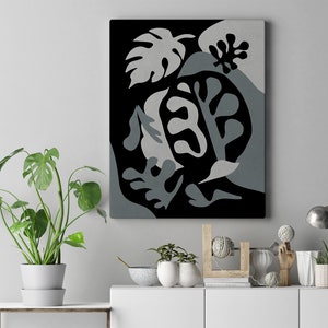 Modern Botanical Art Scandinavian Wall Decor Contemporary - Etsy