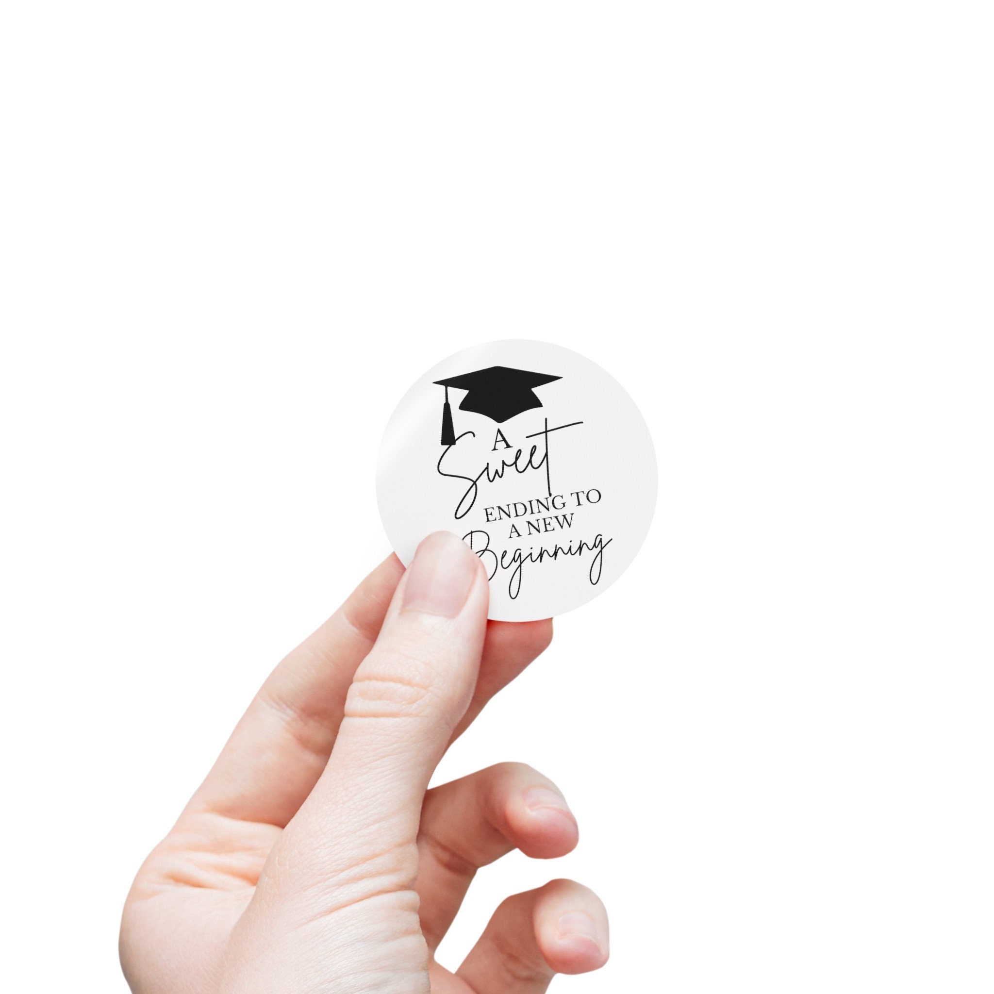 Graduation Round Sticker Roll, Graduation Stickers, Party Favor Labels ...