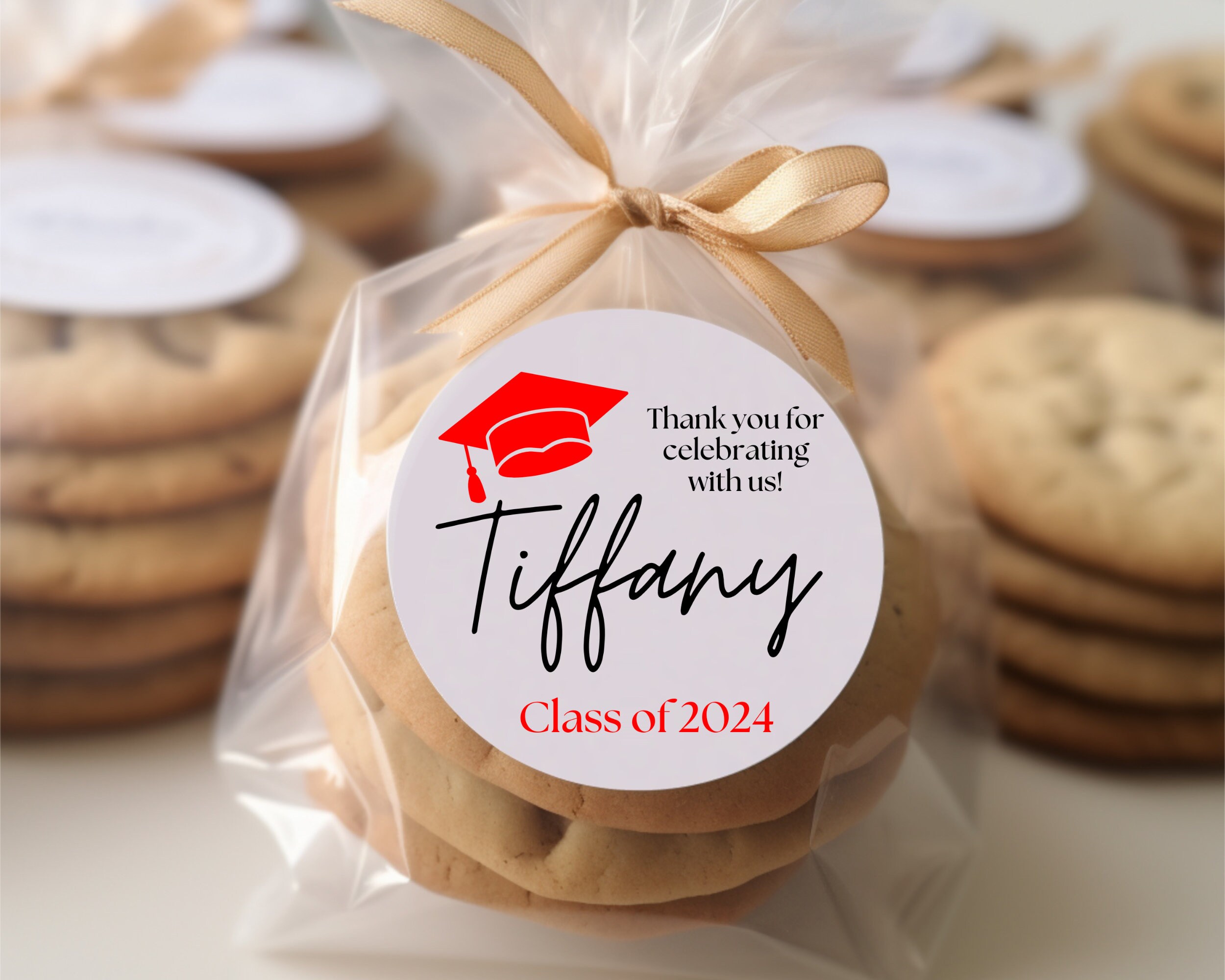 Graduation Round Sticker Roll, Celebrate Grad Labels, Graduation Party ...