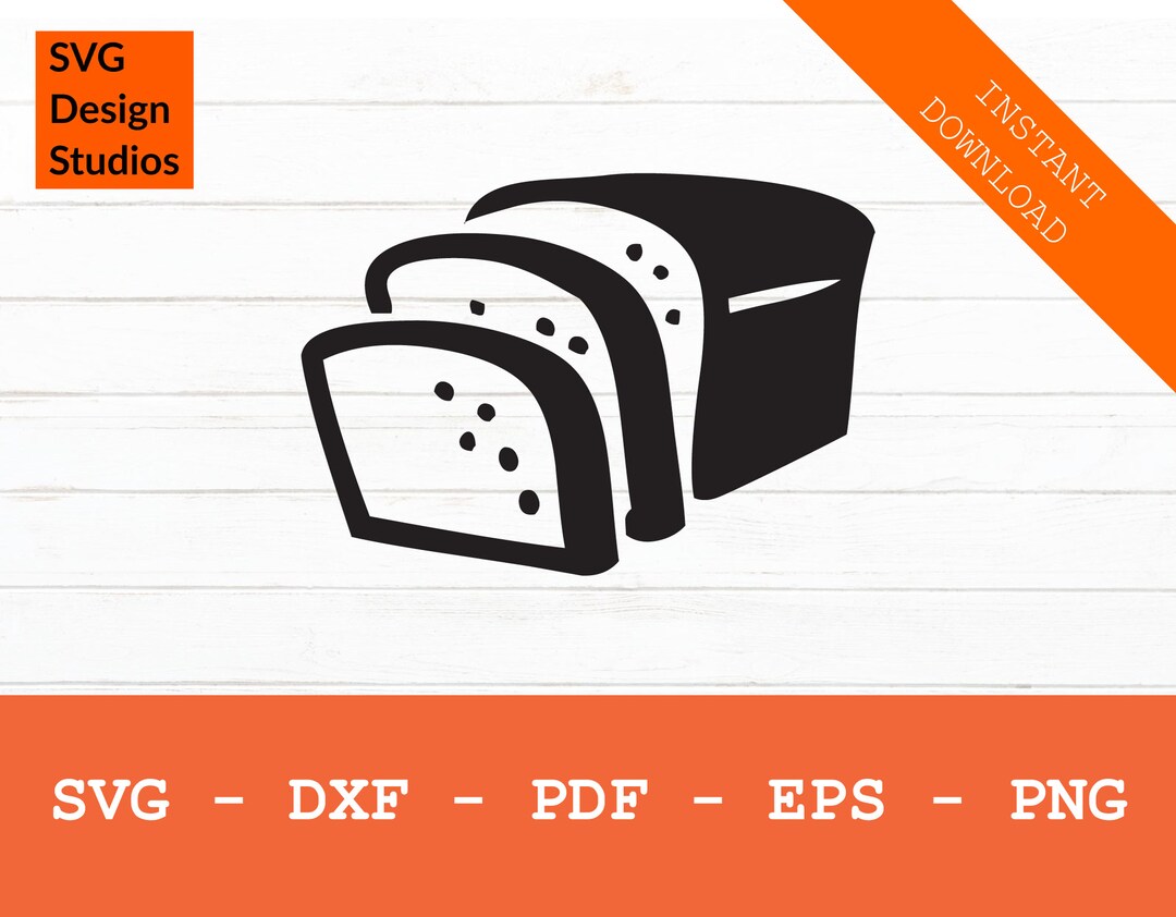 Loaf of Bread Svg, Farm Svg, Farmer Svg Silhouette Shadow SVG Cut File ...