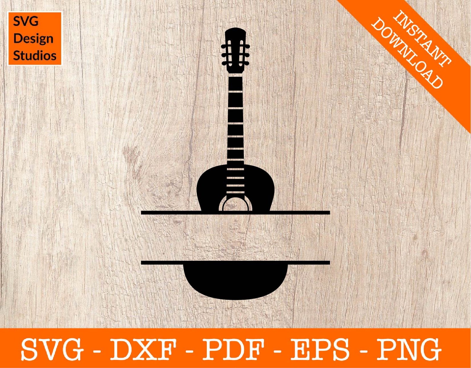 Acoustic Guitar Frame Svg Guitar Svg Music Lessons Svg - Etsy