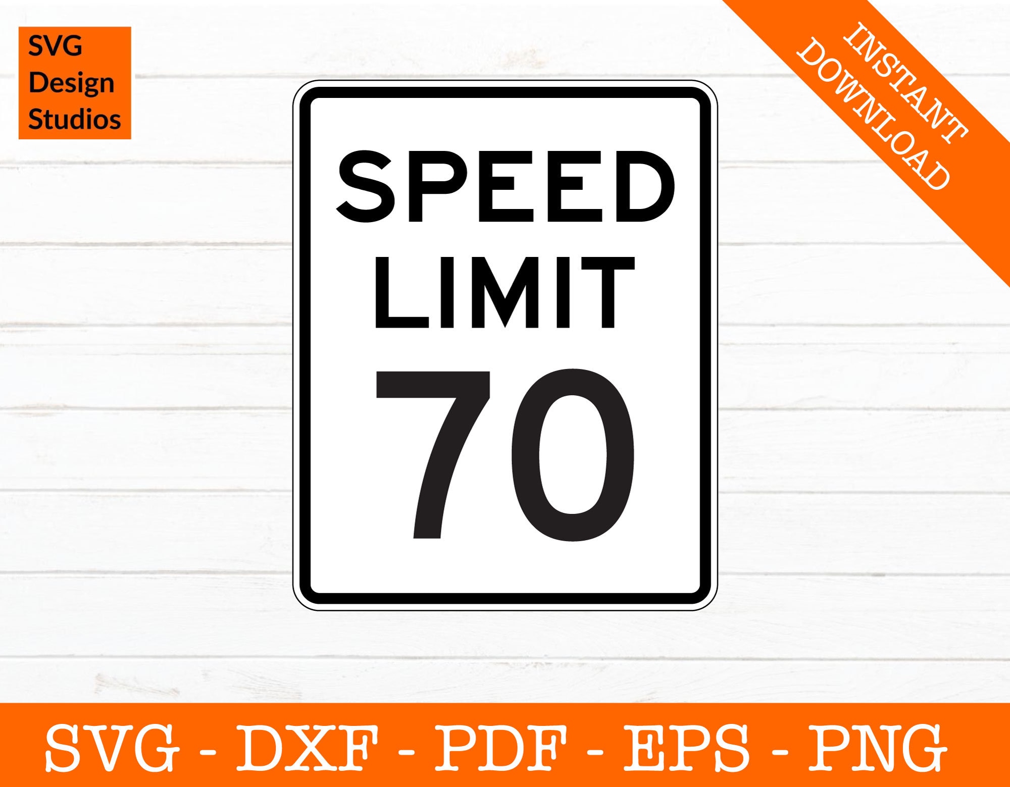 70 MPH Speed Limit Sign Svg Silhouette Shadow SVG Cut File | Etsy