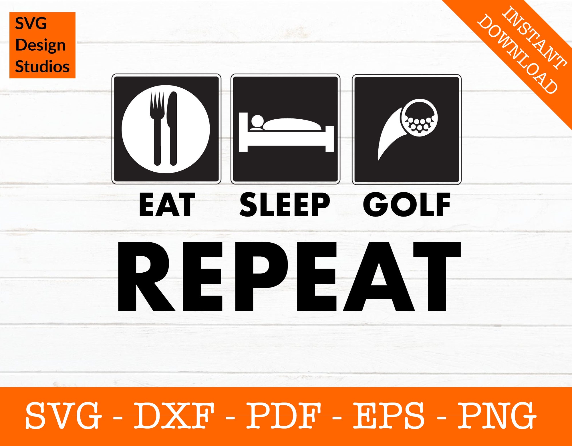 Eat Sleep Golf Repeat Svg, Golf Svg, Golfer Svg, Golfing Svg ...