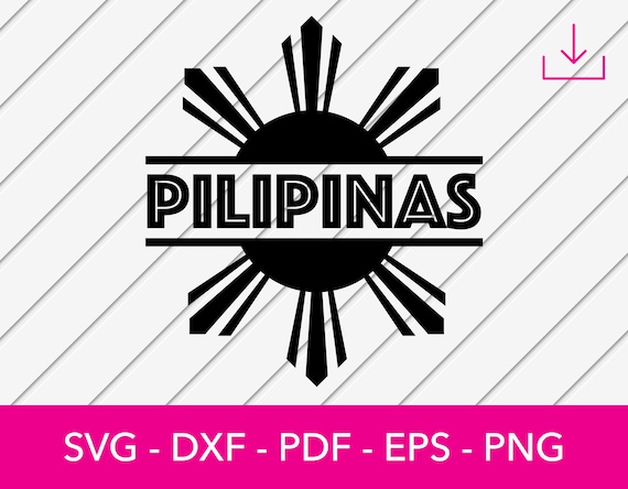 Pilipinas Svg Philippines Svg Philippines Sun Svg Filipina | Etsy