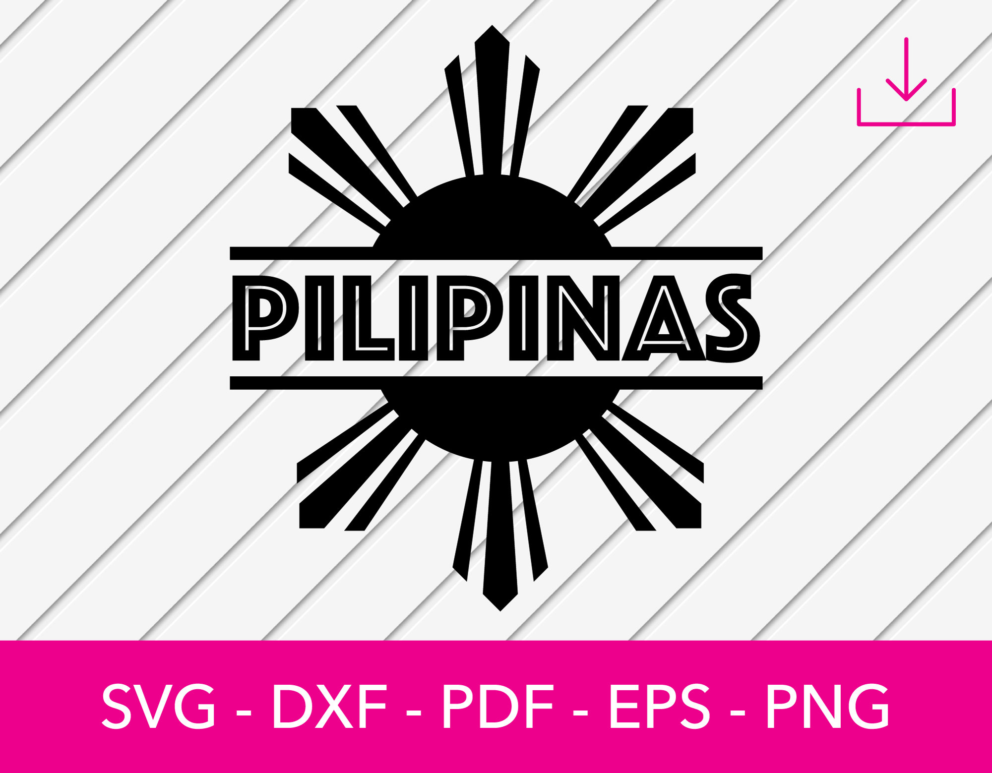 Pilipinas Svg Philippines Svg Philippines Sun Svg Filipina - Etsy