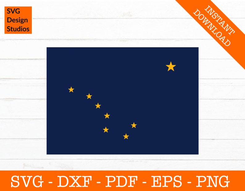 Alaska Svg Alaska State Flag Svg Anchorage Cruise SVG Cut | Etsy
