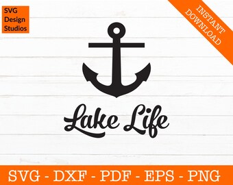 Pontoon Lake Life Dxf File - Etsy