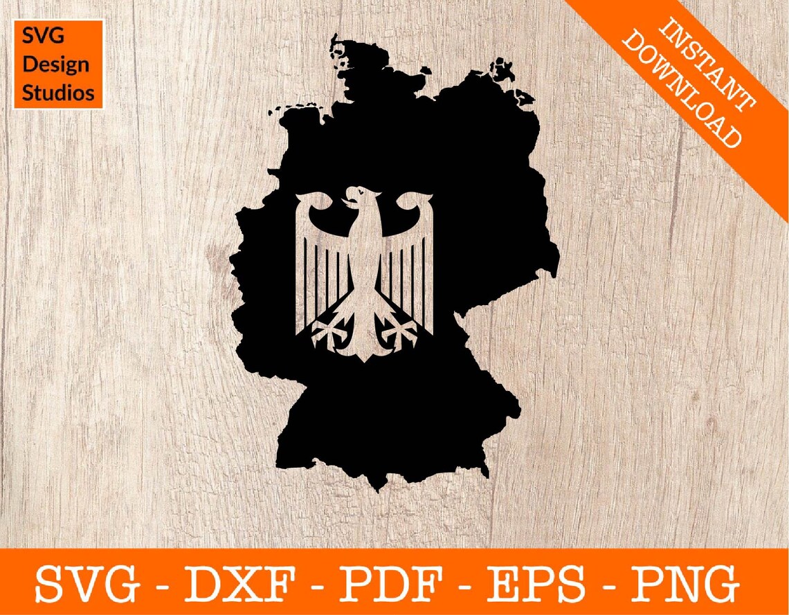Germany Svg German Flag Svg German Map Seal Svg German - Etsy