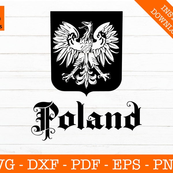 Poland Cut File - Etsy