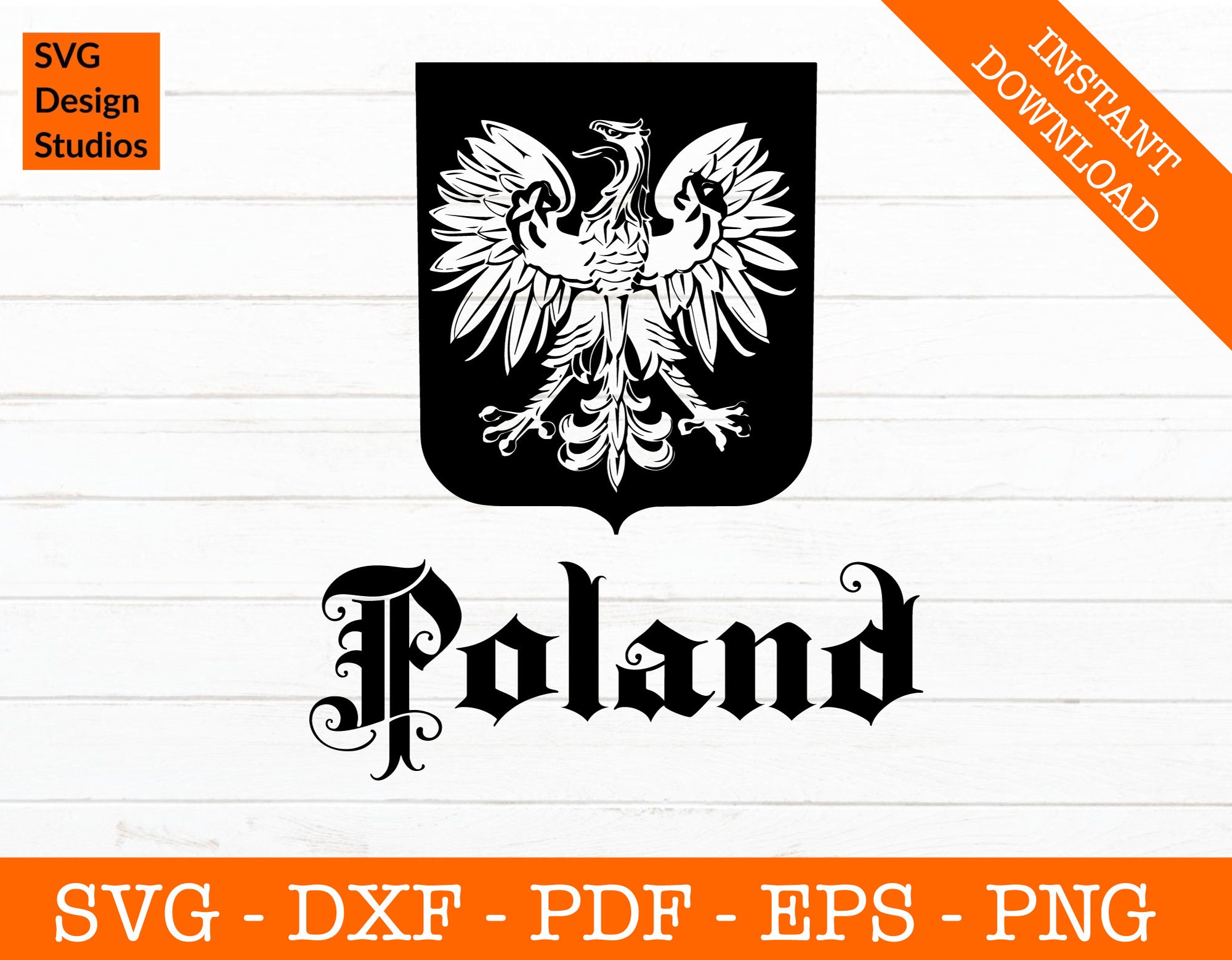 Poland Svg Polish Seal Svg Crest Coat of Arms Emblem | Etsy
