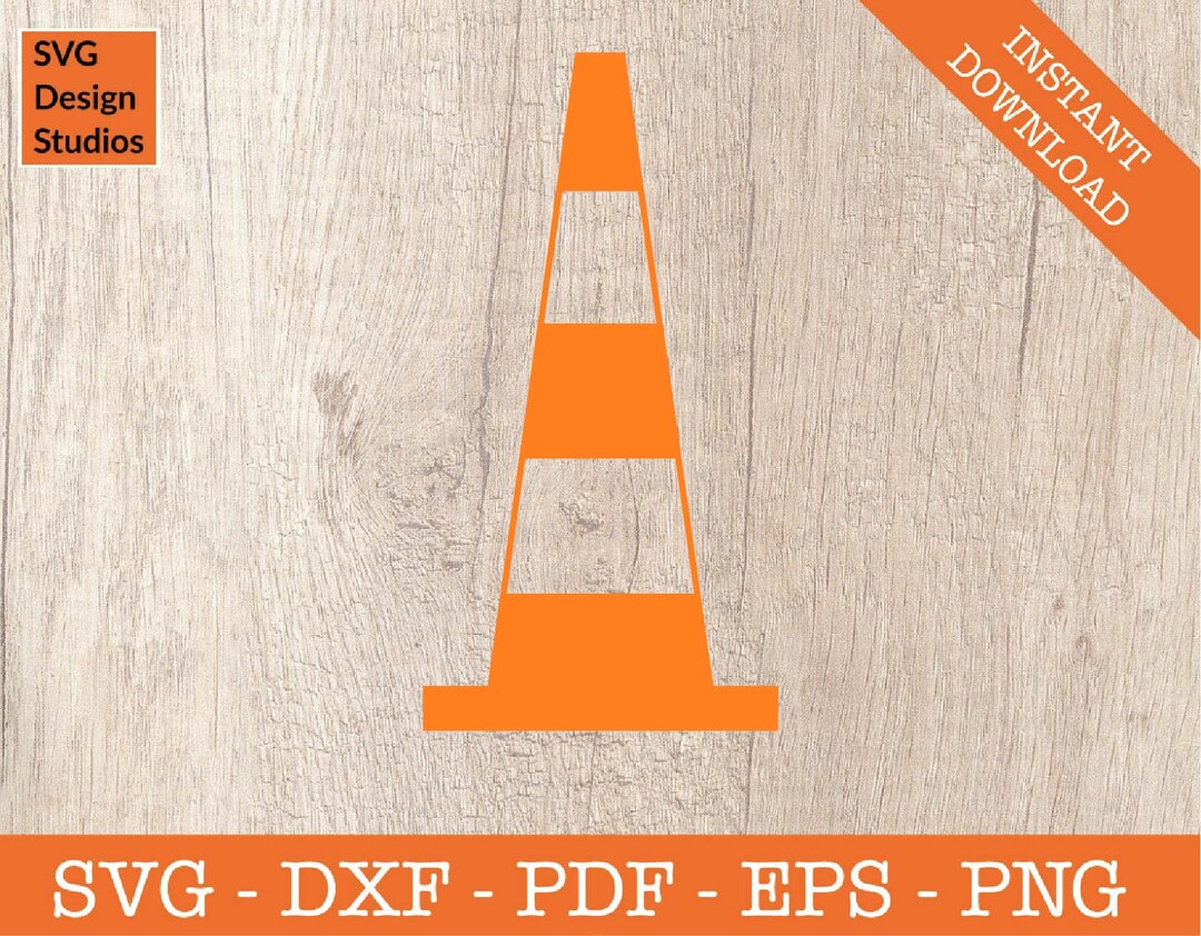 Construction Cone Svg, Safety Cone, Warning Cone, Yellow Sign ...